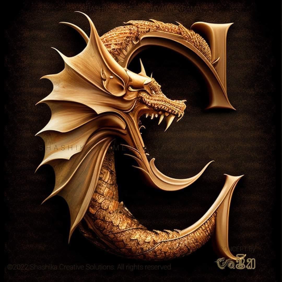 Busca tus iniciales de dragón