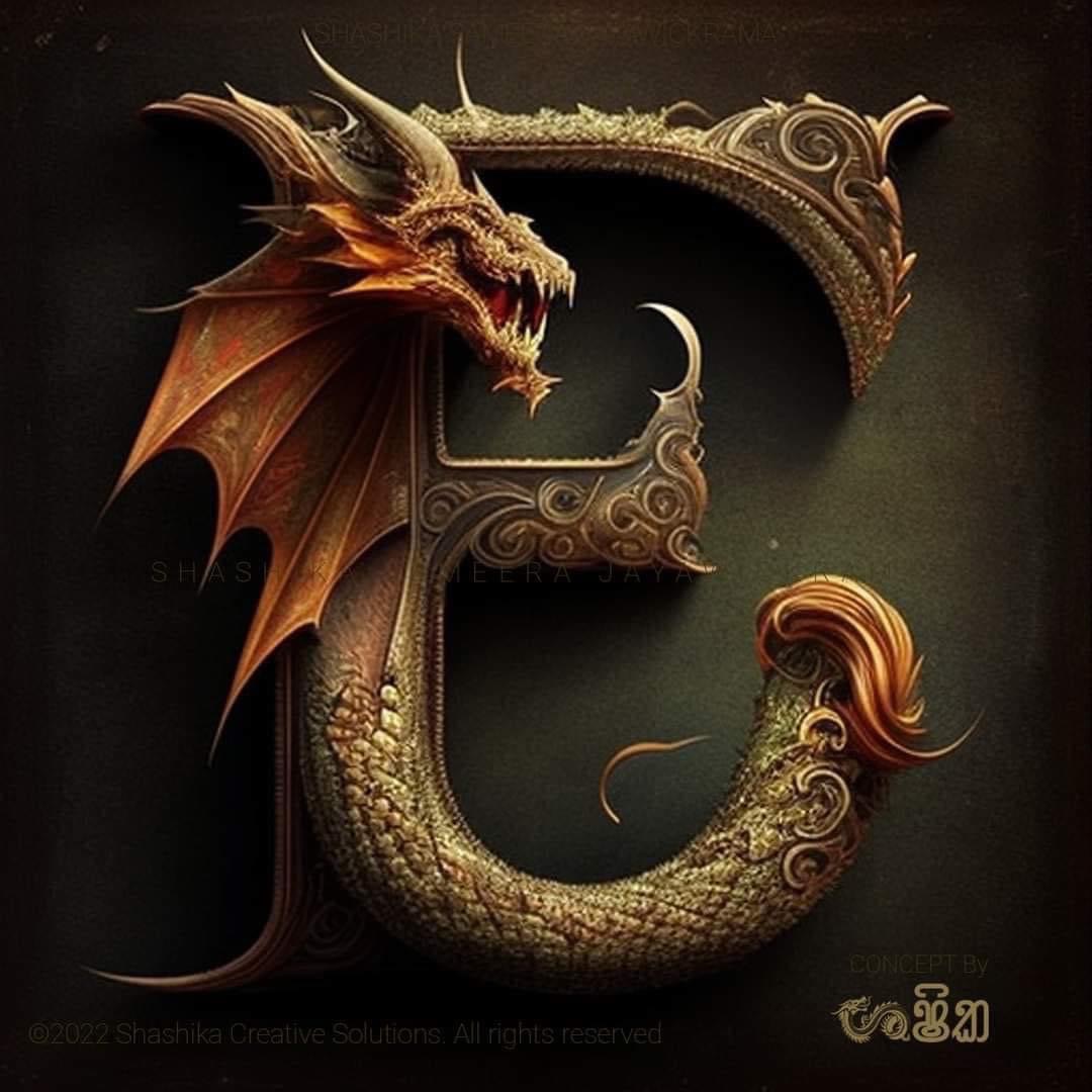 Busca tus iniciales de dragón