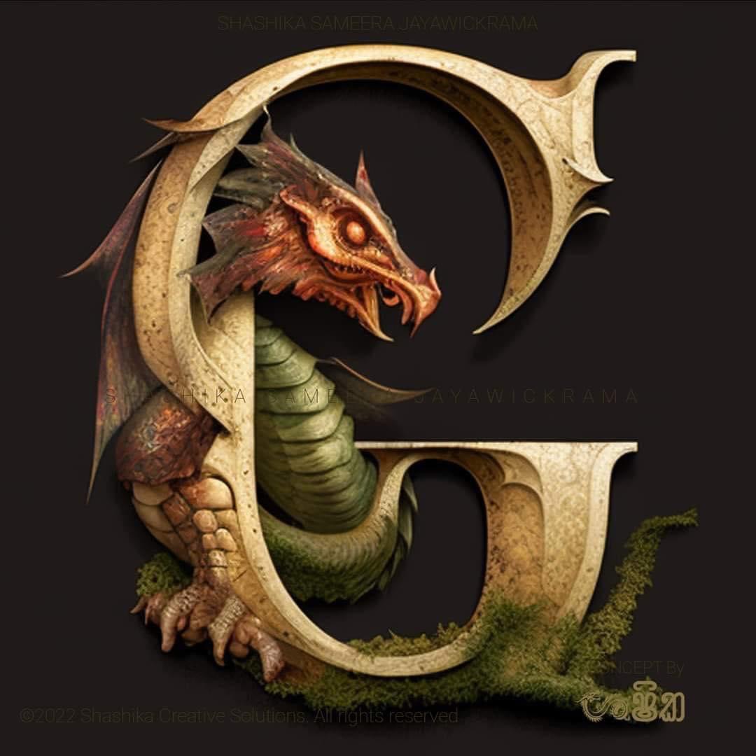 Busca tus iniciales de dragón