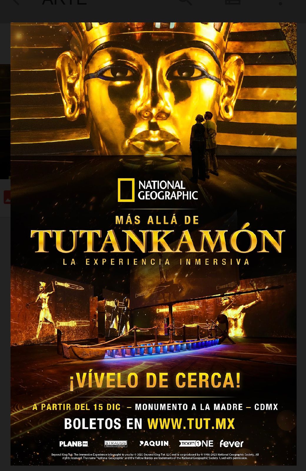 Conoce "Más allá de Tutankamón: La Experiencia Inmersiva"