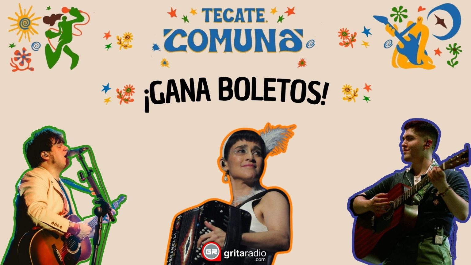 ¡Gana boletos para el Tecate Comuna 2025!